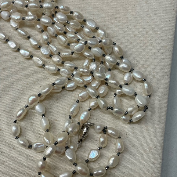 LUC 925 | Jewelry | Luc 925 Cn Long Pearl Necklace | Poshmark